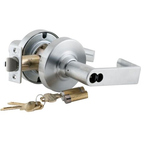 Schlage Commercial ND70RRHO626 ND Series Classroom Large Format C Keyway Rhodes Lockset 13-247 ...